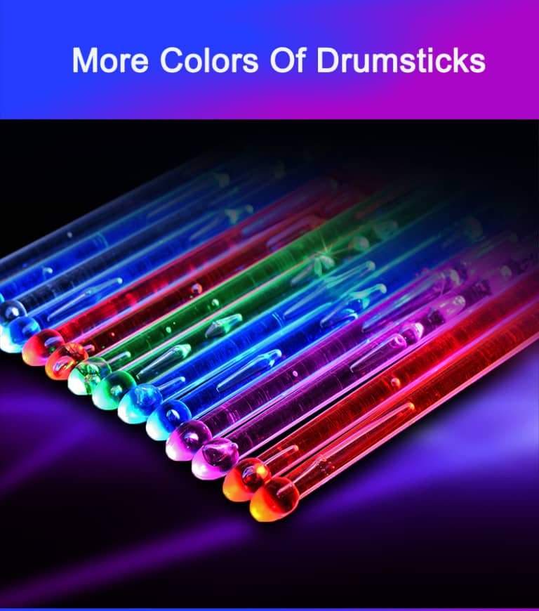 Acrylic Drumsticks| Plastic Drum sticks| ArioseMusic