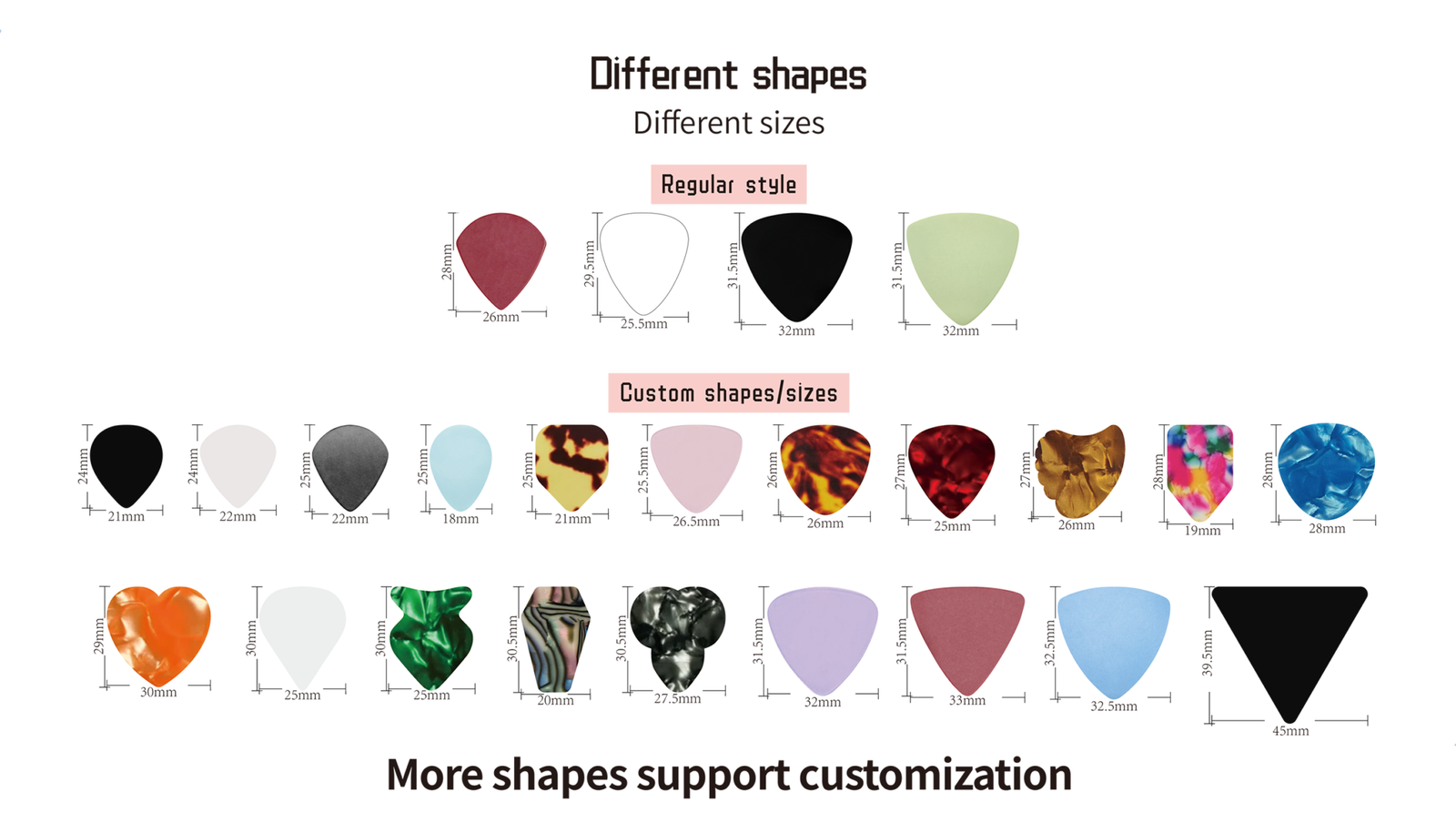 Custom Guitar Picks Manufacturer | OEM Guitar Picks | Ariose Music